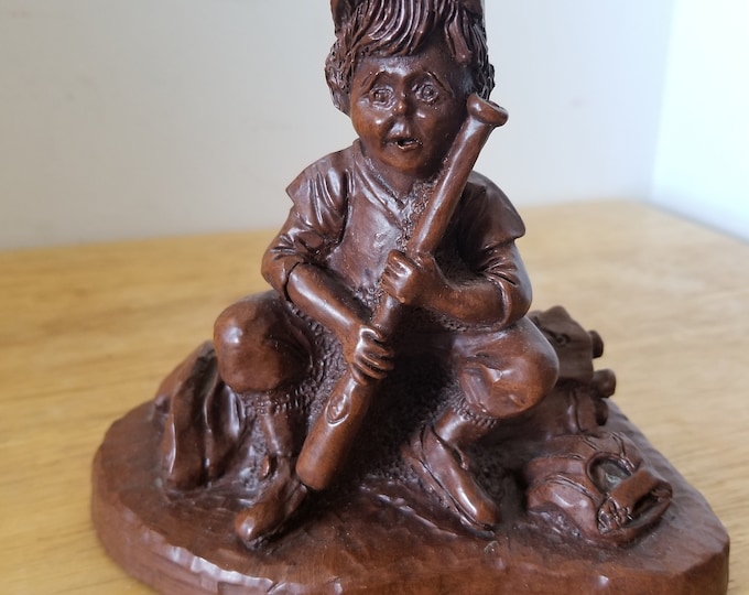 Red Mill Mfg. Statue Little Boy Baseball Player - Etsy