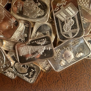 1 OZ. Silver Art Bar - Etsy