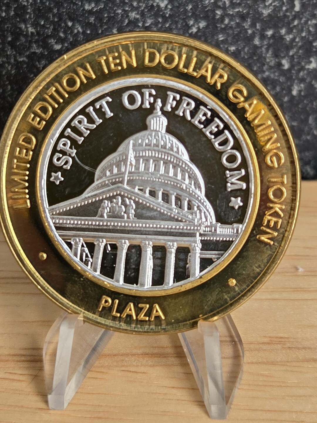 Silver 10-dollar Gaming Token, .999 Silver Bullion - Etsy