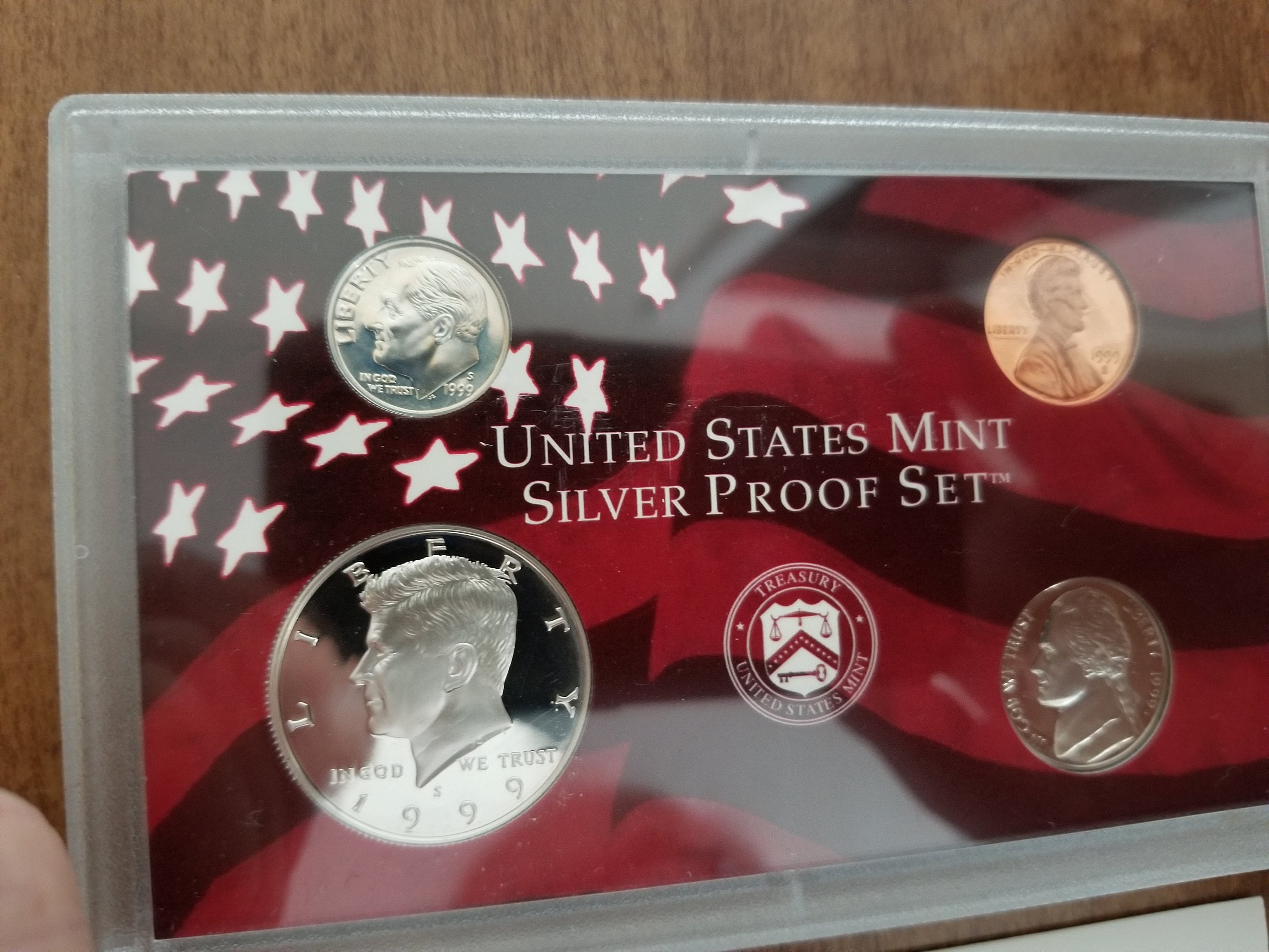 1999s 9 Coin Silver Proof Set With State Quarters | Etsy