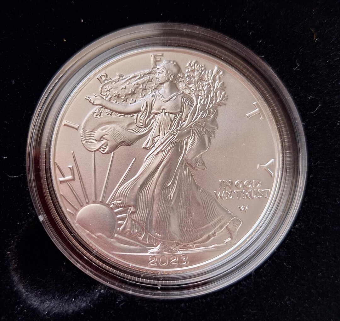UNCIRCULATED 1 OZ. Silver Eagle, .999 Pure Silver Eagle - Etsy