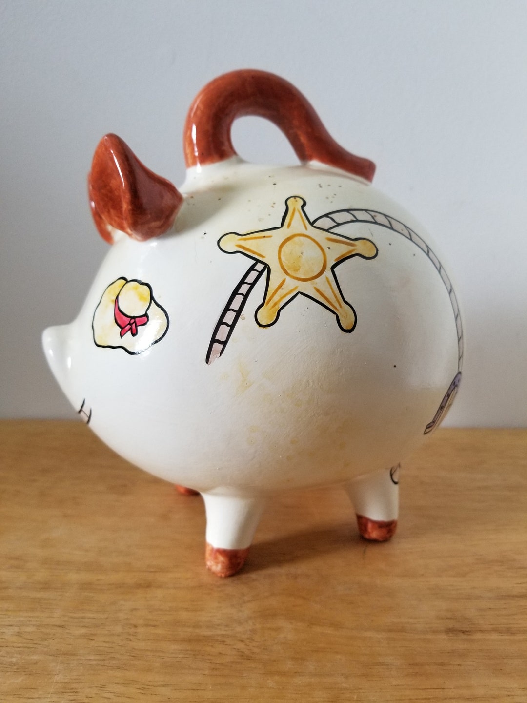 Vintage Piggy Bank Pottery - Etsy