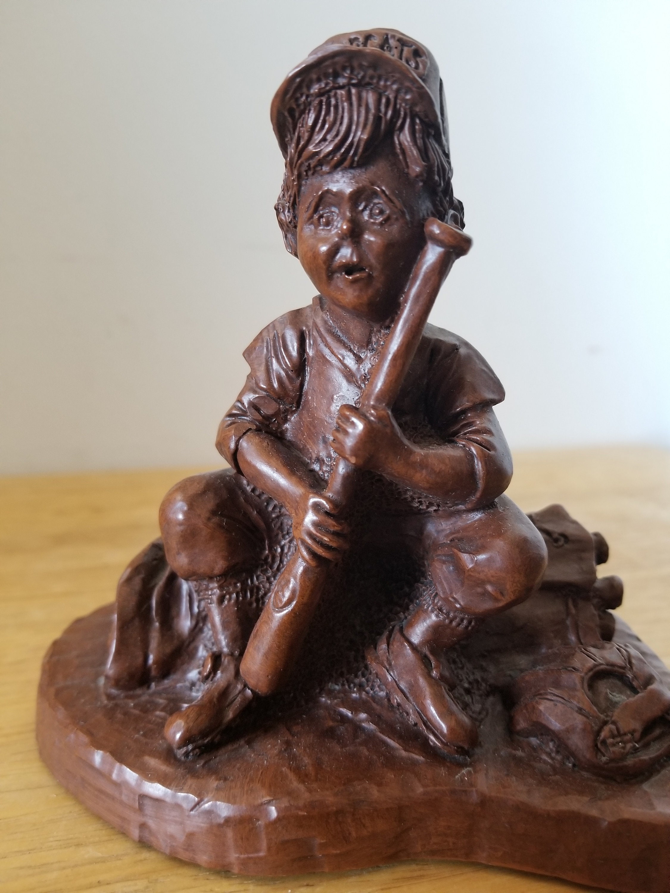 Red Mill Mfg. statue little boy baseball player | Etsy