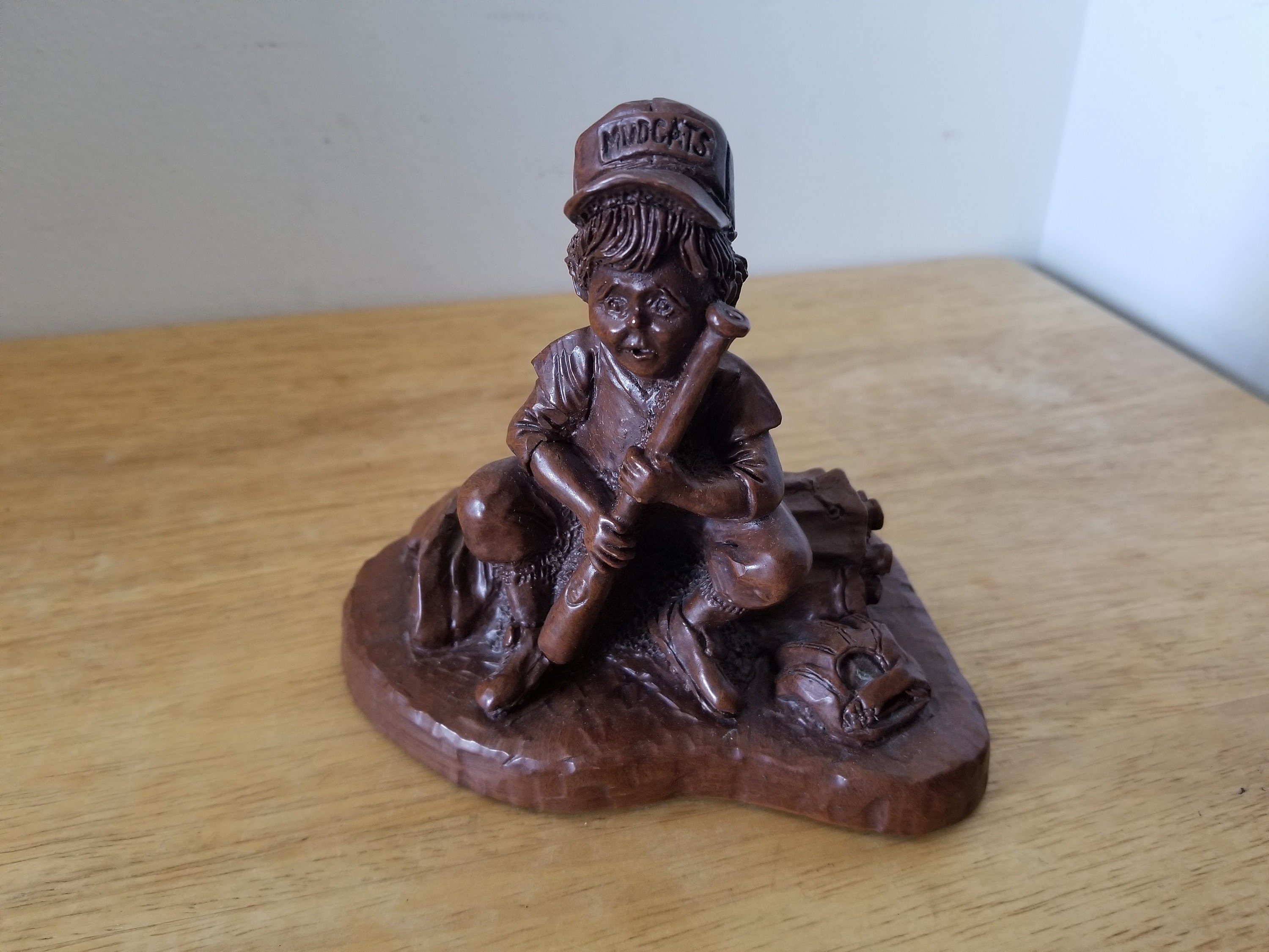 Red Mill Mfg. statue little boy baseball player | Etsy