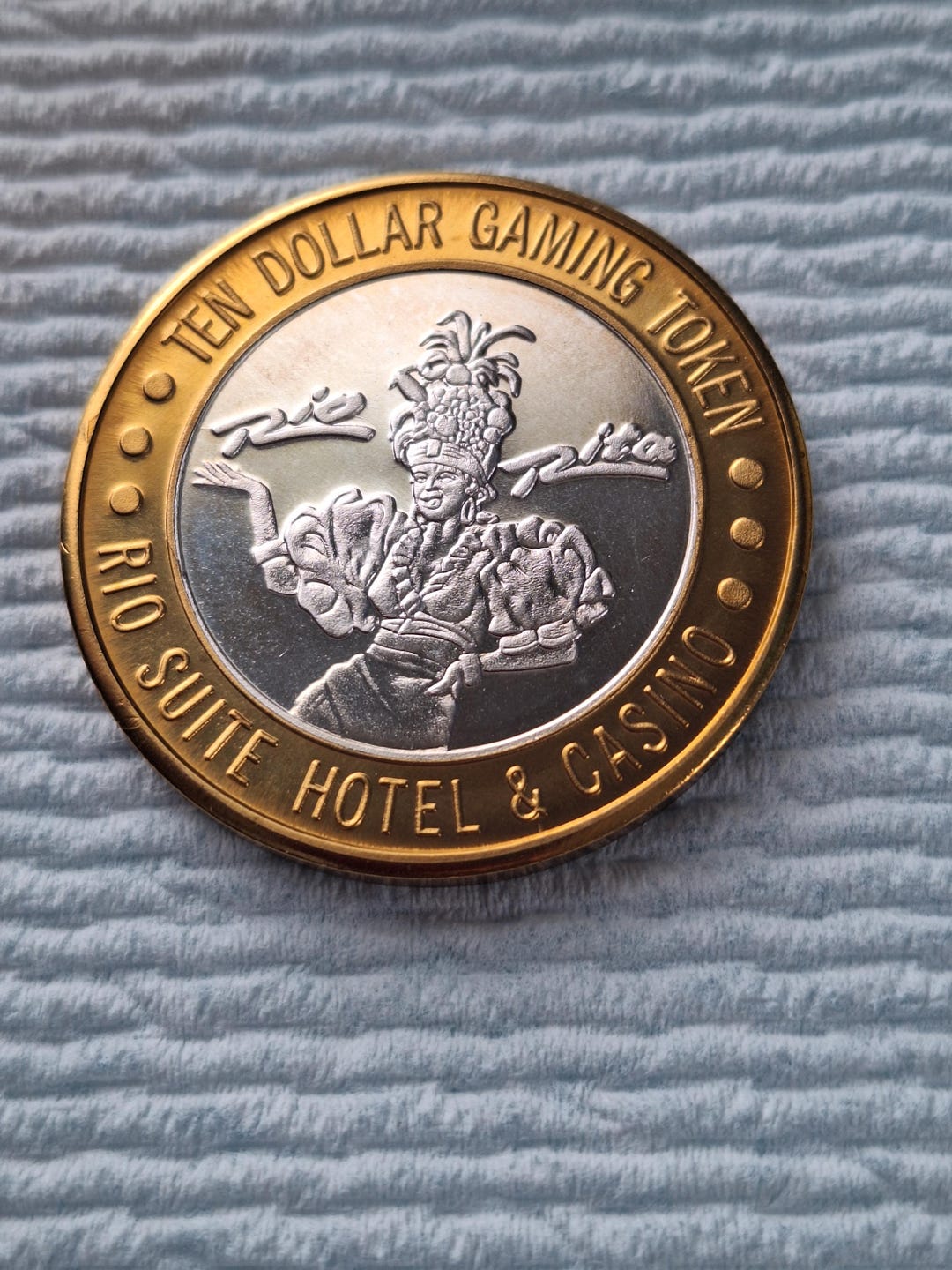 Silver 10-dollar Gaming Token, .999 Silver Bullion - Etsy