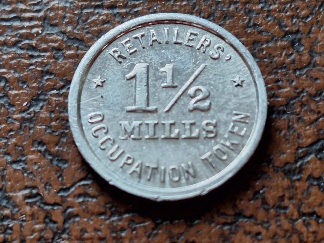 1 1/2 Mills Aluminum Occupational Tax Token, Lot of 3 - Etsy