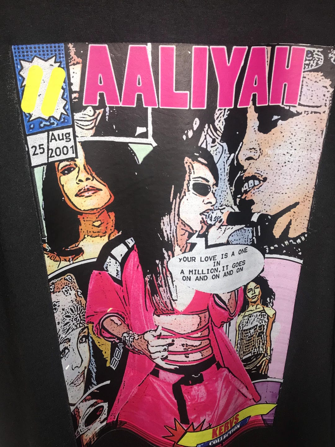 Comic Book Aaliyah Shirt - Etsy