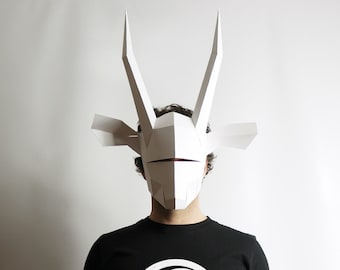 Make your own animal masks from reclaimed card by Wintercroft