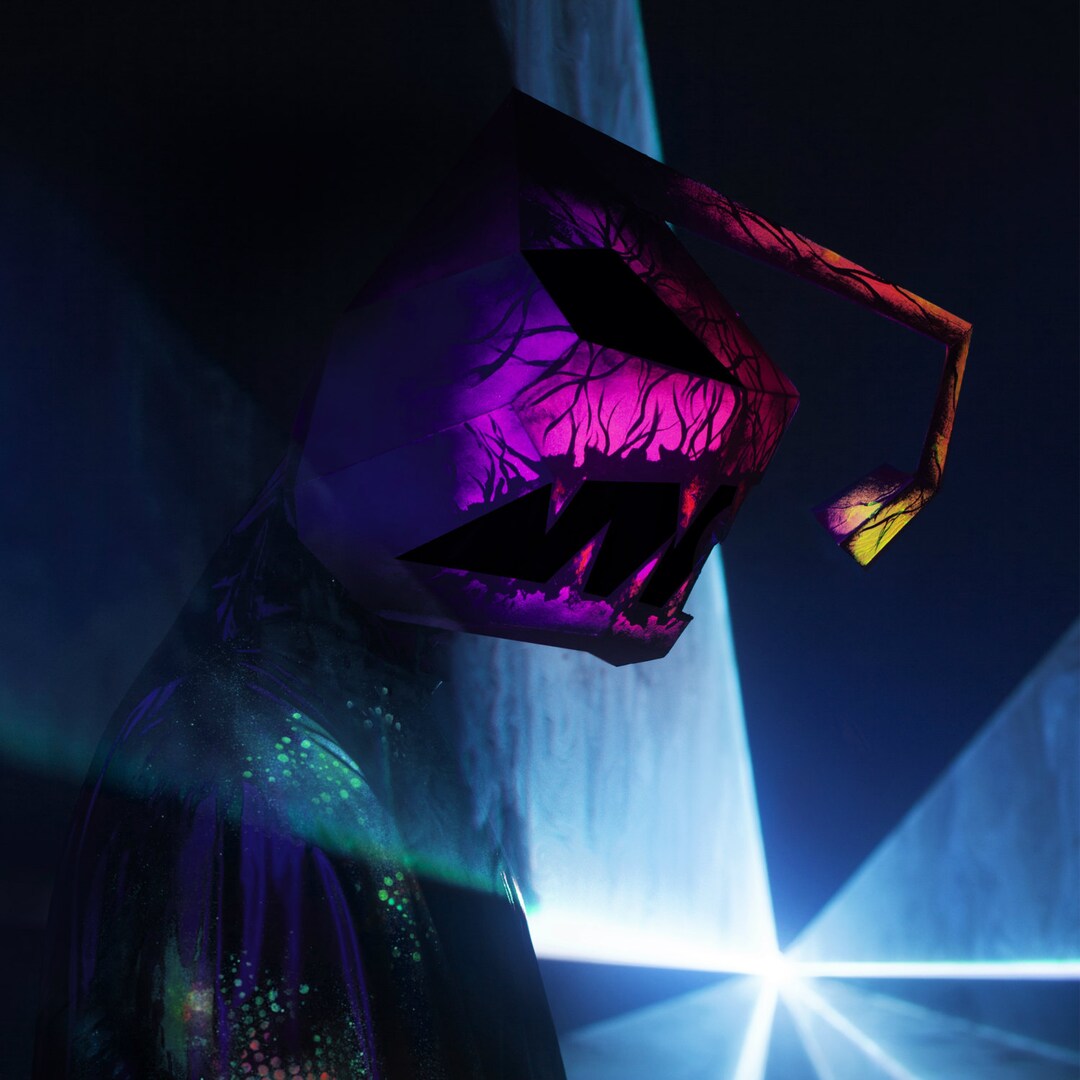 Hector the Fisher, Papercraft Mask Template - Etsy