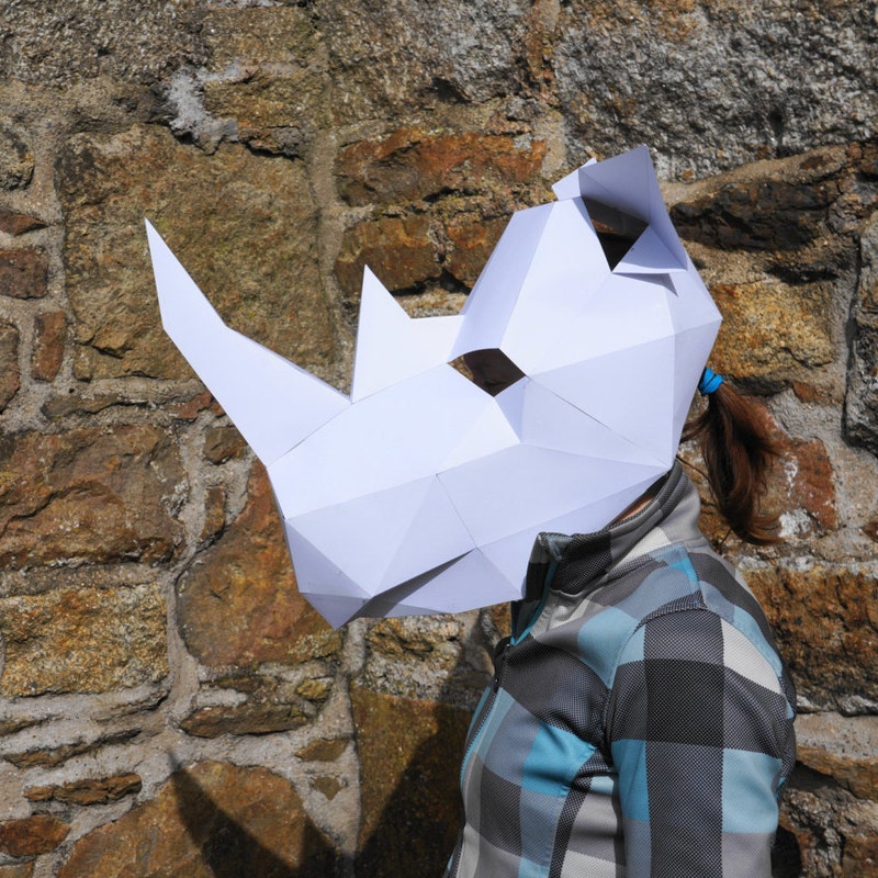 Rhino Mask - Etsy