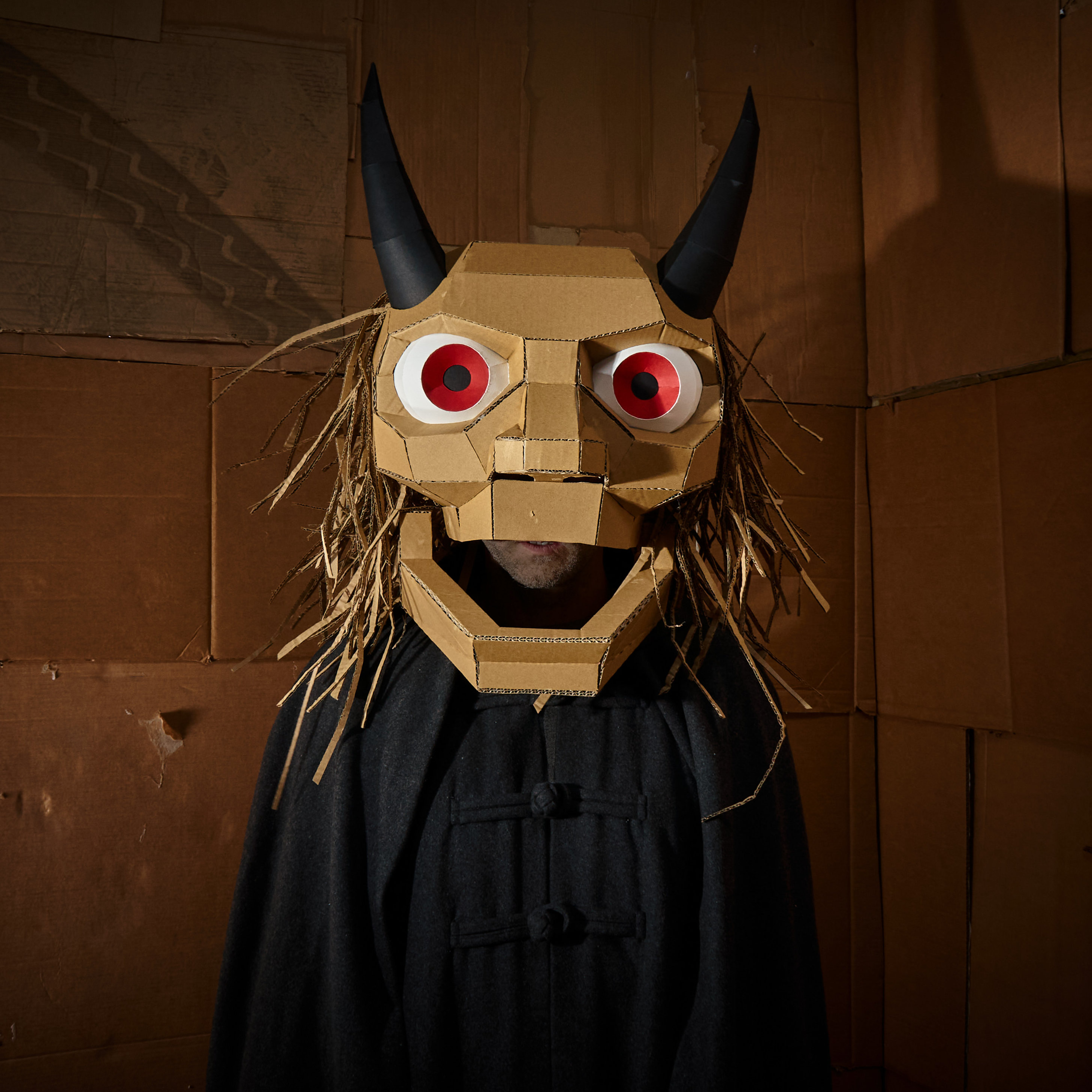 Monster Mask Lowpoly 3D Papercraft Demon Mask Template - Etsy UK