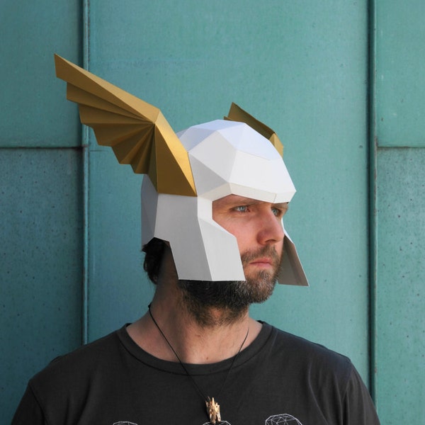Papercraft Helmet Template - Etsy