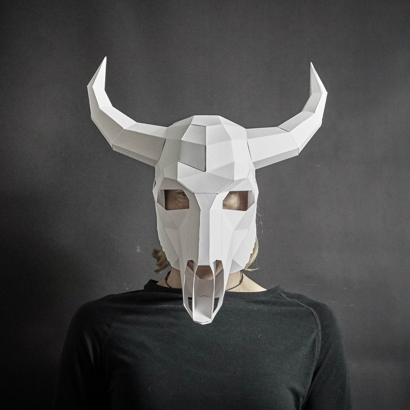 Bull Skull - Etsy