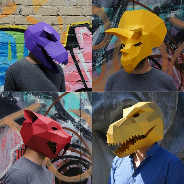 Velociraptor Mask - Etsy