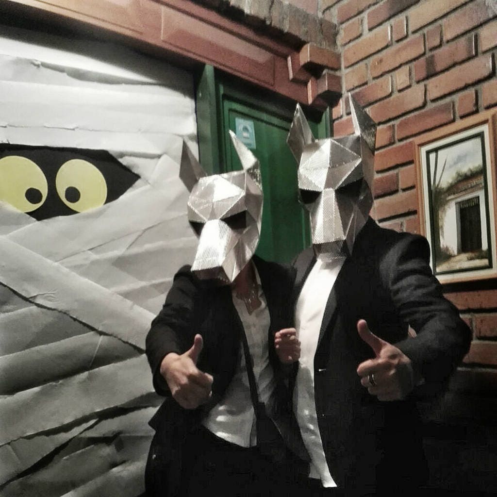 Doberman Papercraft Mask Template 3D Low Poly Paper Mask | Etsy UK