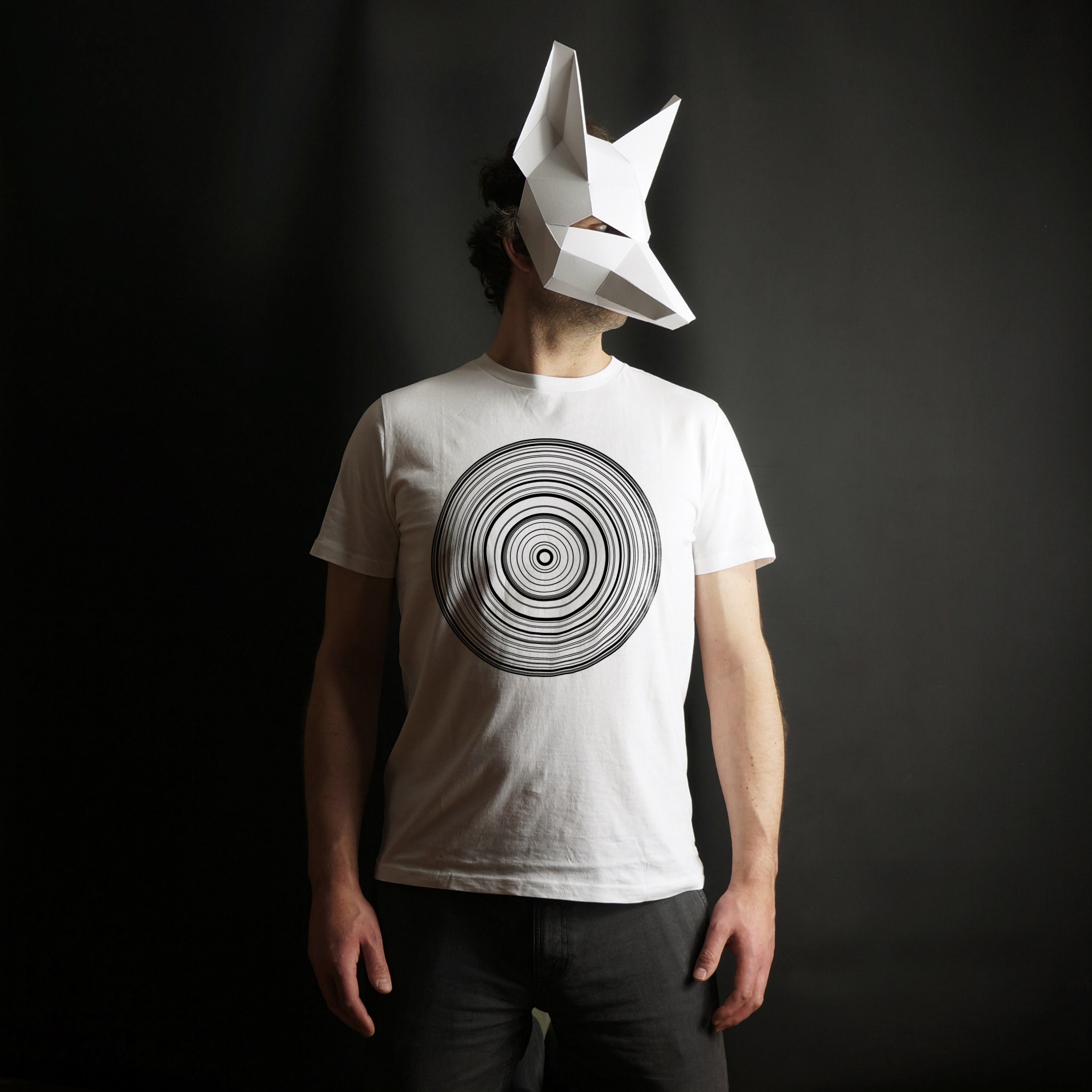 Jackal Mask Papercraft Mask Template - Etsy México