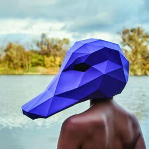 Duck, Papercraft Mask Template - Etsy