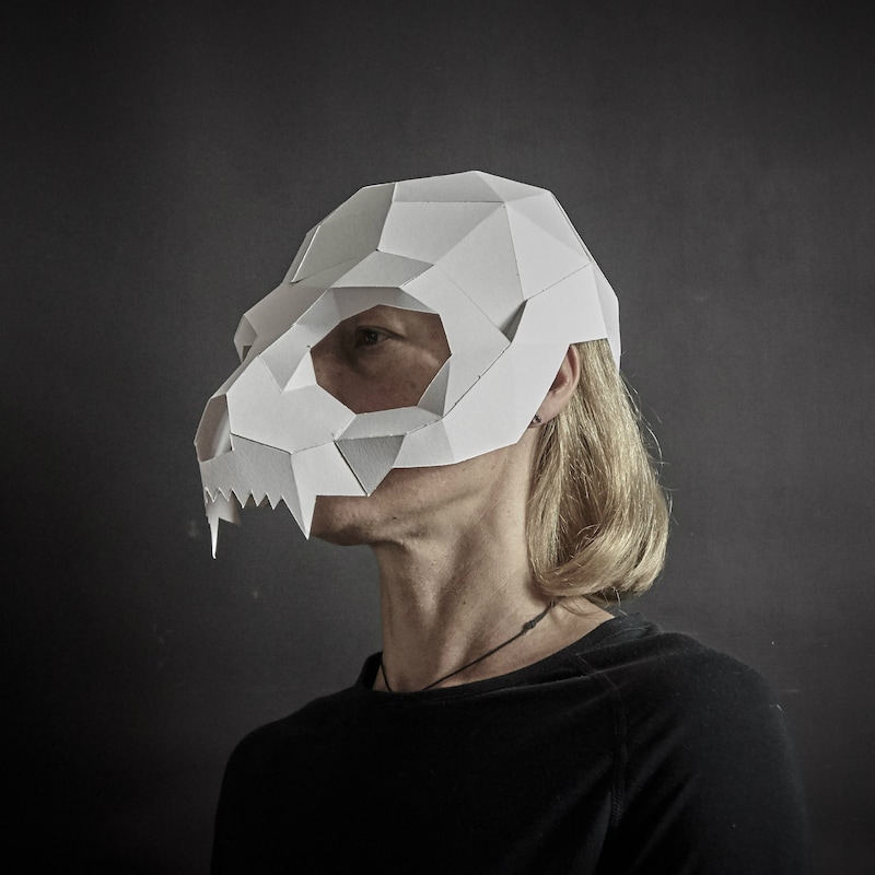 Paper Mask - Etsy