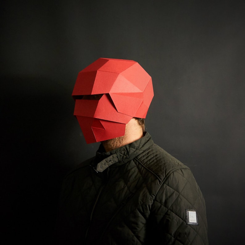 SHINOBI MASK 3D Papercraft Ninja Mask Template Low Poly - Etsy Australia