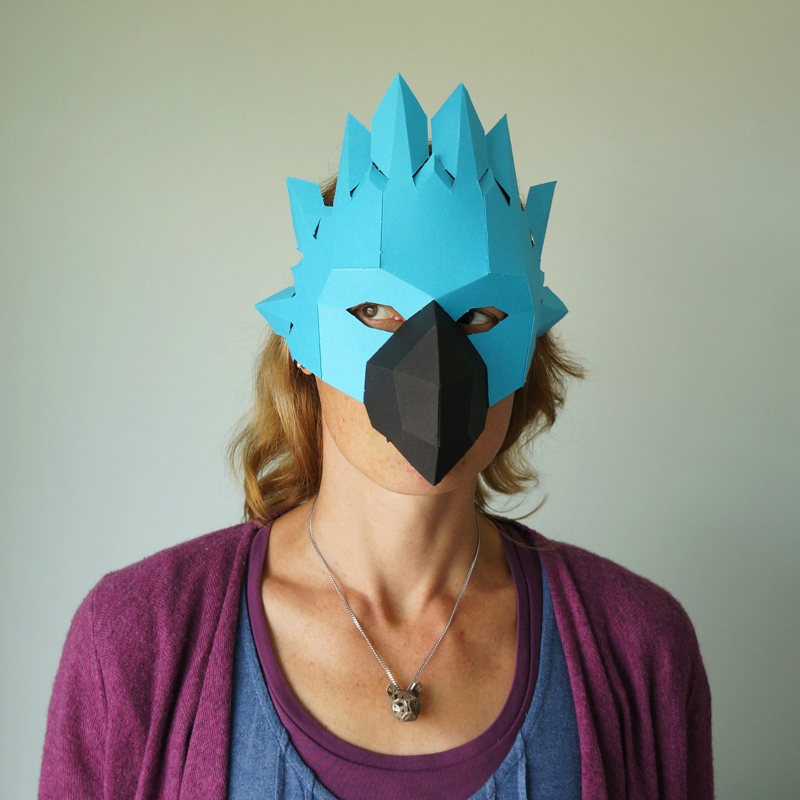 Parrot, Papercraft Mask Template - Etsy UK