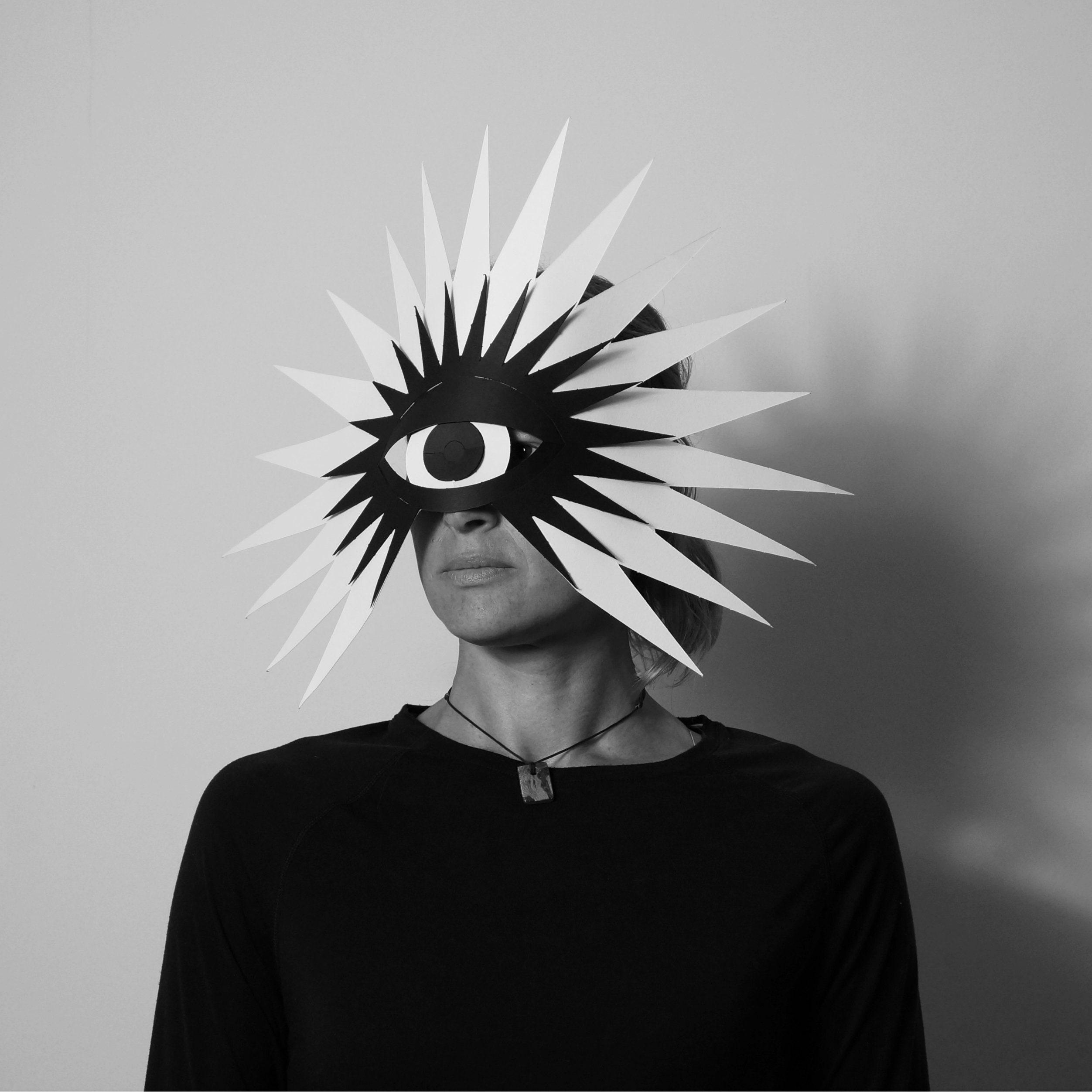 All Seeing Eye 3D Papercraft Mask Template, Paper Mask, Unique ...