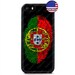 Portugal Flag Fingerprint Hard Rubber Case Cover for iPhone 17 16 15 14 ...