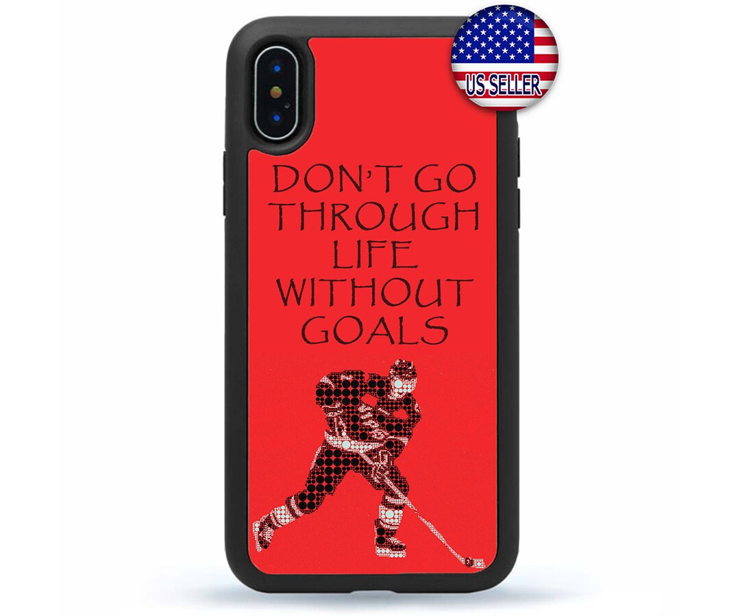 Ice Hockey Quote Cell Phone Case Cover Hockey Stick Player iPhone 17 16 ...
