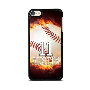 Baseball Personalized Name and Number Custom Slim Case Cover for iPhone ...
