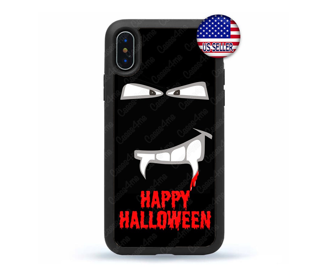 Cute Halloween Case Scary Vampire Phone Case Cover for iPhone 16 15 14 ...