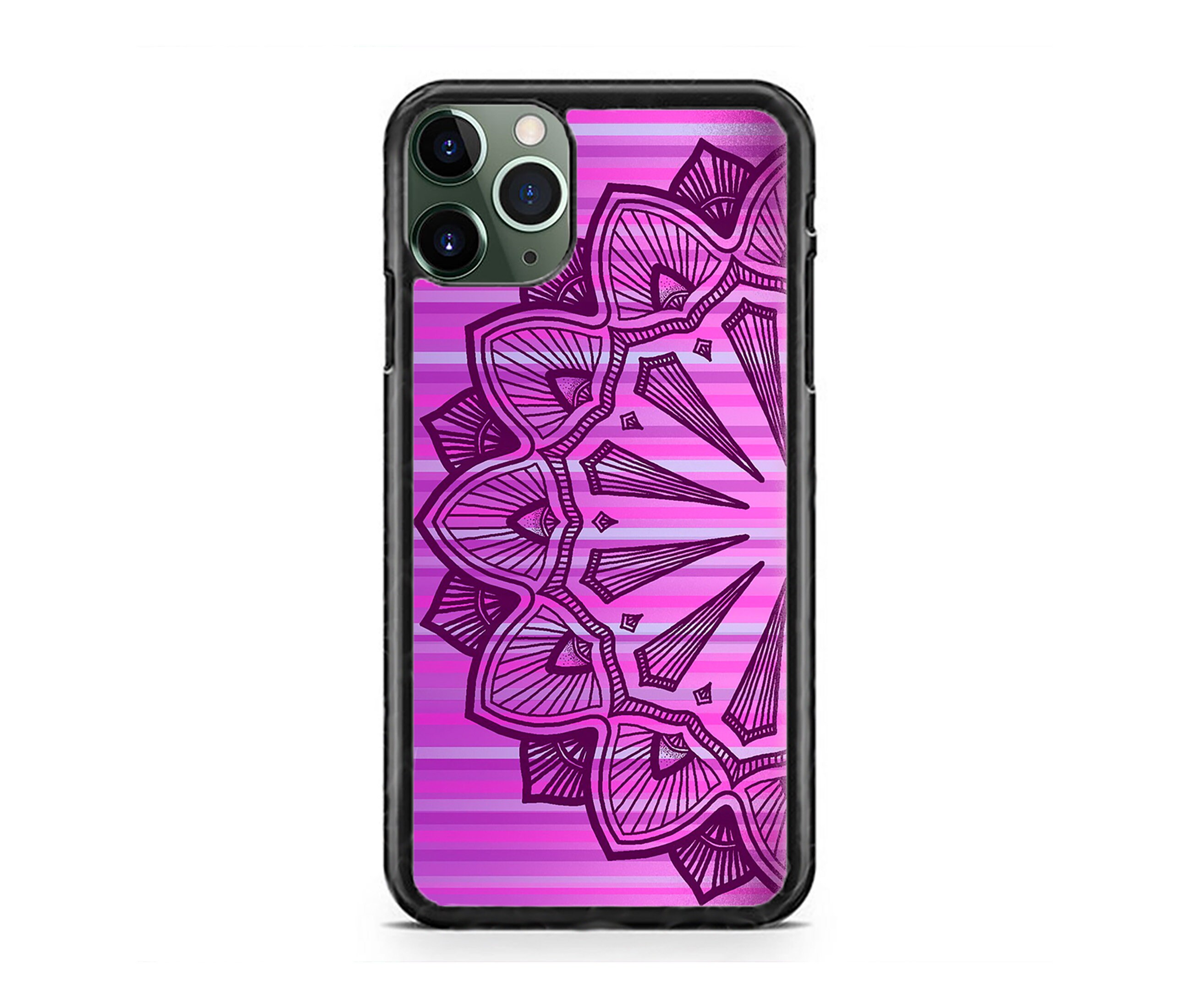 Cute Mandala Henna Floral Hard Rubber TPU Slim Case Cover for | Etsy