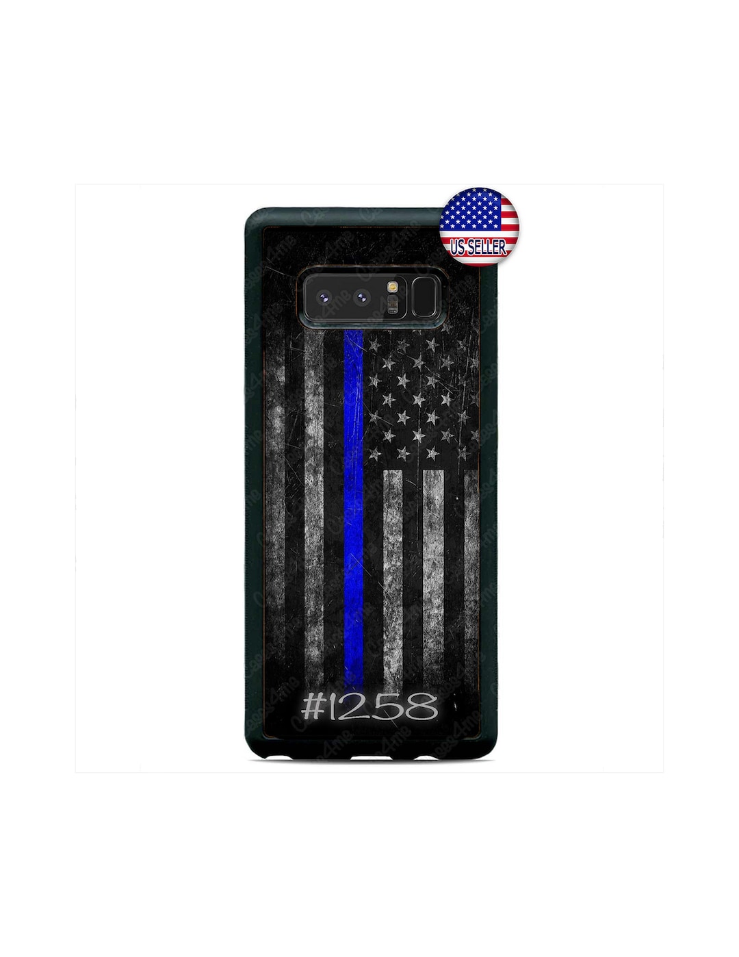 Custom American Flag, Thin Blue Line Phone Case, Samsung Galaxy S23 ...
