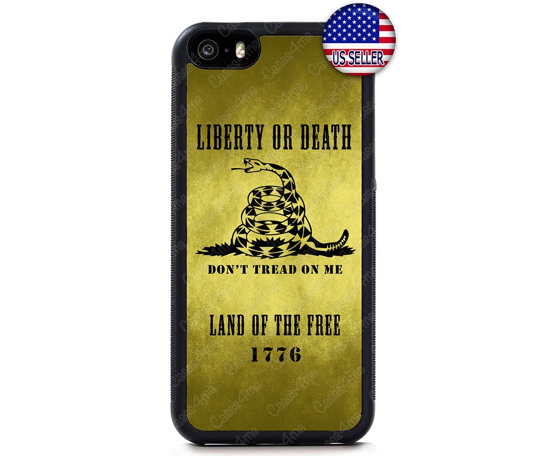 Liberty Gadsden 2nd Amendment Hard Rubber Case Cover for iPhone 17 16 ...