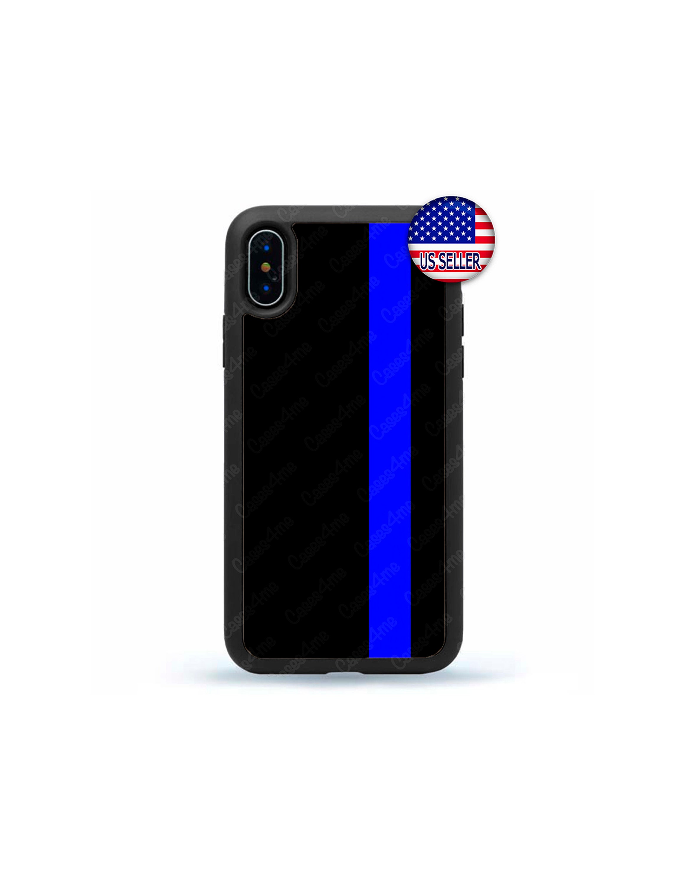 Police Thin Blue Line Phone Case Case Cover for Iphone 13 Max - Etsy
