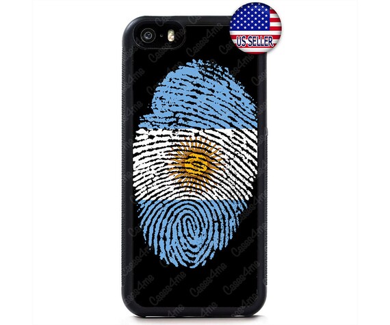 Argentina Flag Fingerprint Hard Rubber Case Cover for Iphone | Etsy