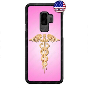 Doctor, Nurse, Pink, Caduceus Medical Phone Case for for Samsung Galaxy ...