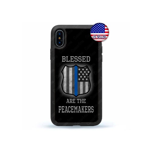 Thin Blue Line Iphone Casepolice Flag Phone Case Cover - Etsy