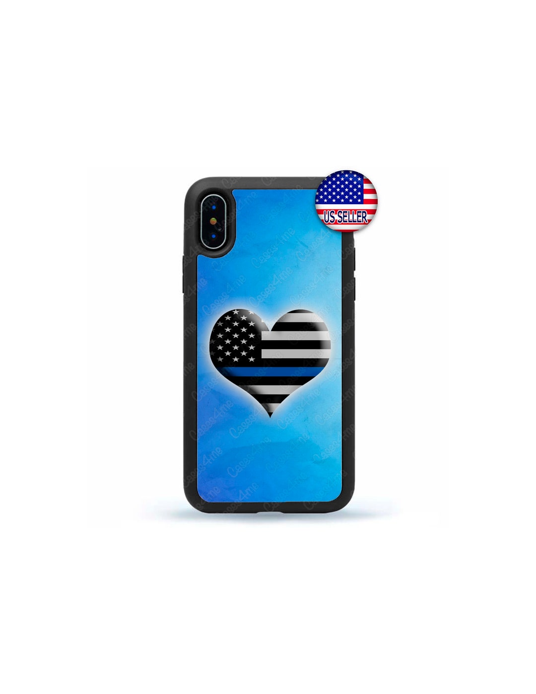 Police iPhone Case,officer Wife Mom Girlfriend Thin Blue Line iPhone 16 ...