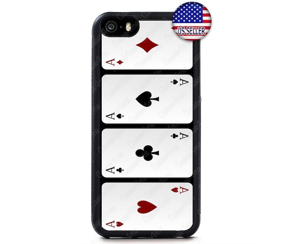 Poker Cards Spades Clubs Hard Rubber Case Cover for Iphone 13 | Etsy