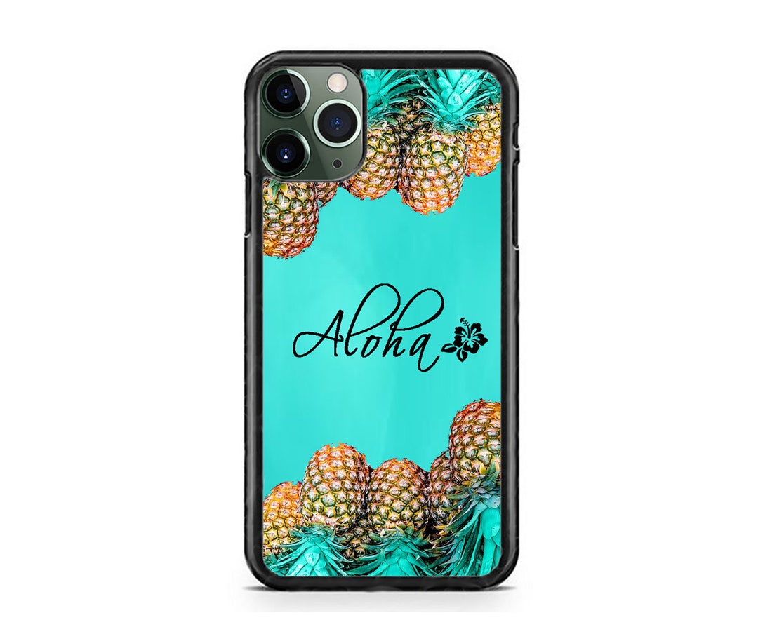 Pineapple Aloha Hawaii Hard Rubber TPU Slim Case Cover for iPhone 17 16 ...