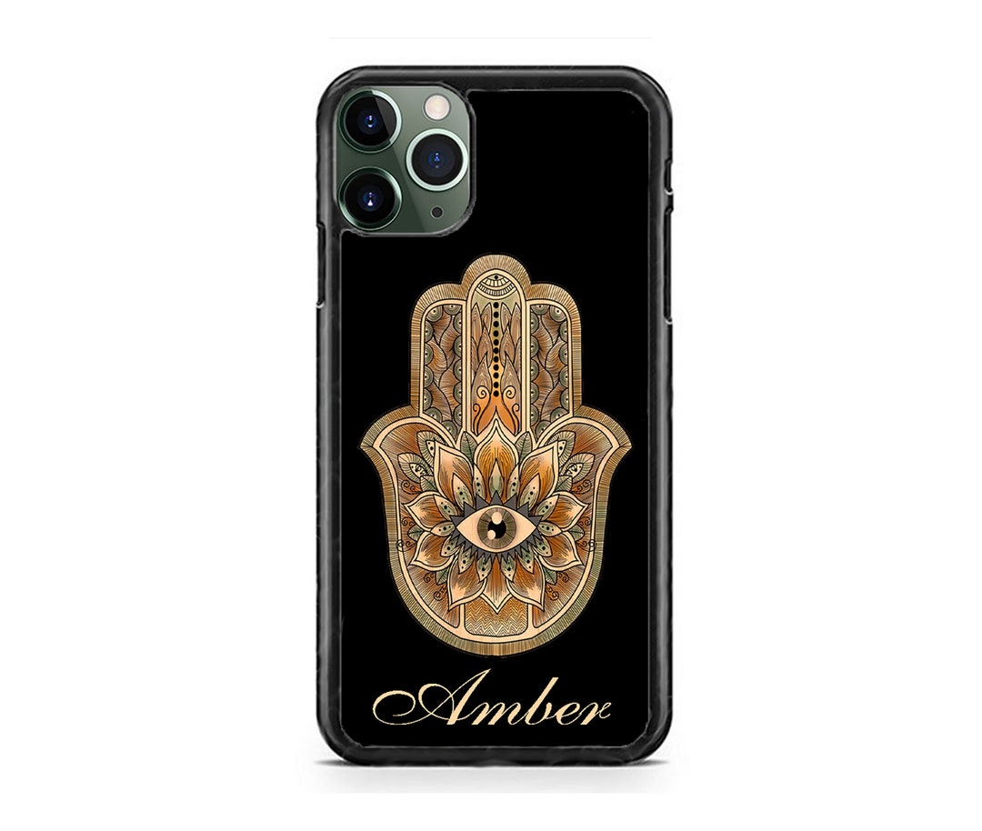 Hamsa Hand Evil Eye Guard Personalized Name Cute Slim Case Cover for ...