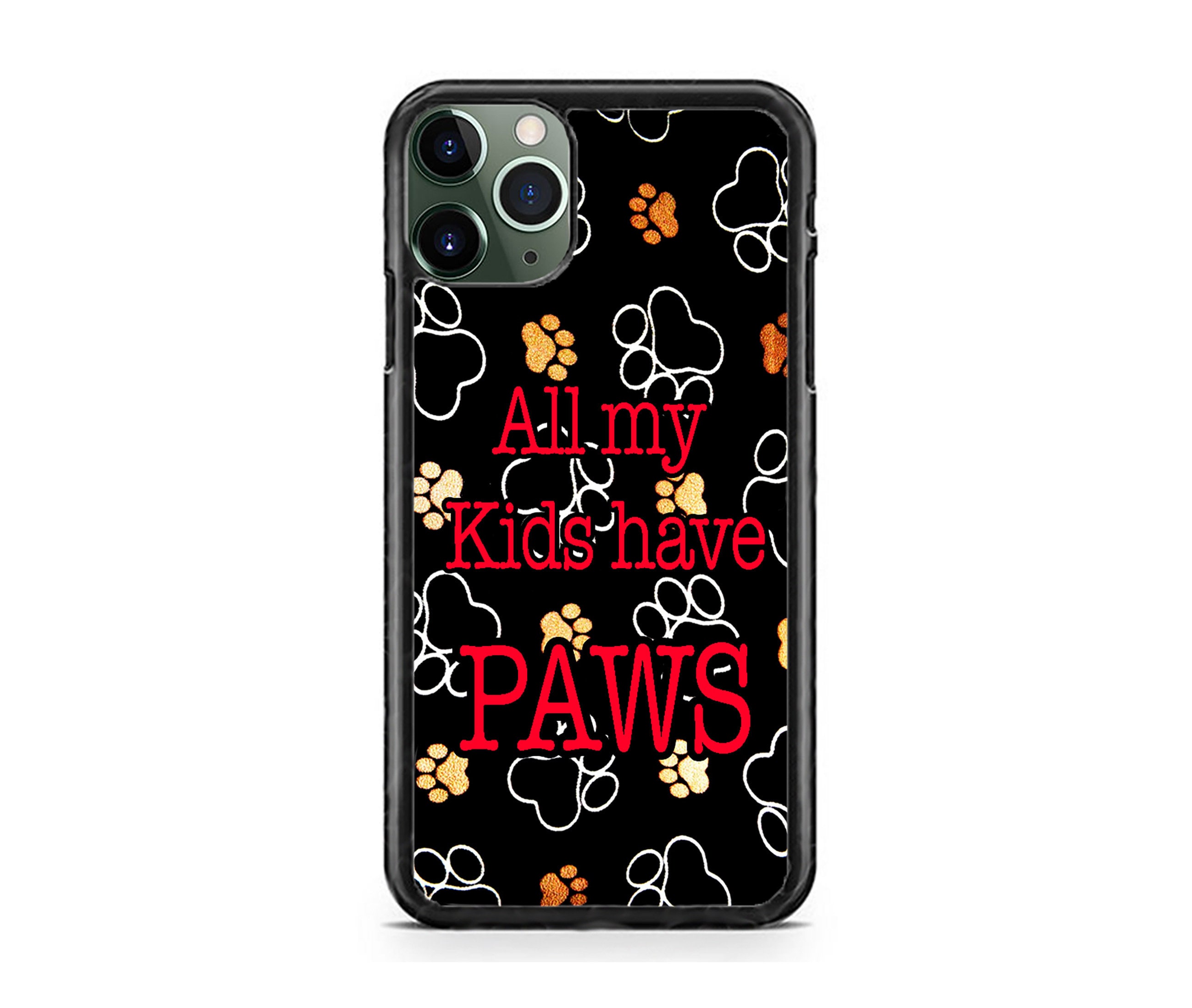 Paws Paw Print Cat Dog Cute Pet Case Cover for iPhone 17 16 15 14 13 ...