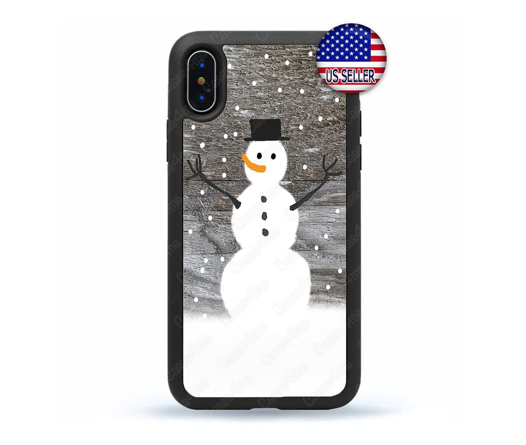 Snowman iPhone Case, Christmas , Let It Snow Cover for iPhone 16 15 14 ...
