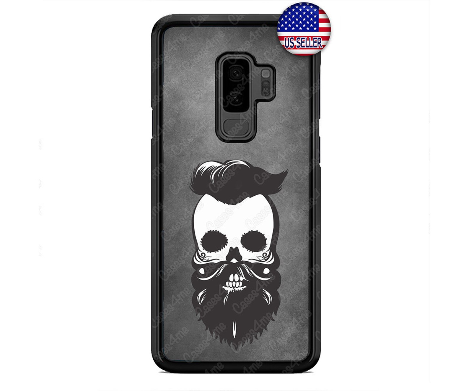 Barber Phone caseSugar Skull Cool Hard Rubber Case Cover For | Etsy