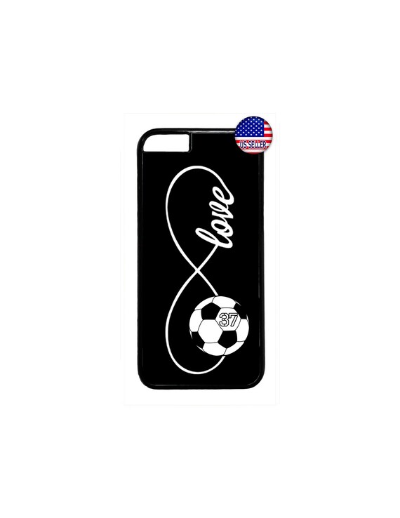 Cute Personalized Number Phone case Love Soccer Player Case | Etsy