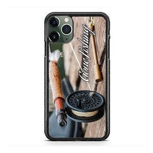 Fly Fishing Bass Fish Rod Hard Rubber TPU Slim Case Cover for iPhone 16 ...