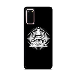 Illuminati Eye Triangle Pyramid Hard Rubber Case Cover for Samsung ...