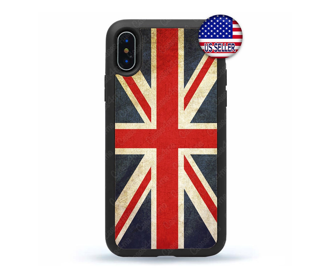 Great Britain Gb British Flag ENGLAND Hard Rubber Case Cover for iPhone ...