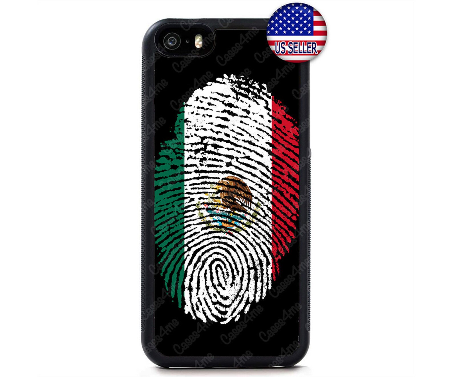 Mexico Fingerprint Flag Hard Rubber Case Cover for Iphone 13 | Etsy