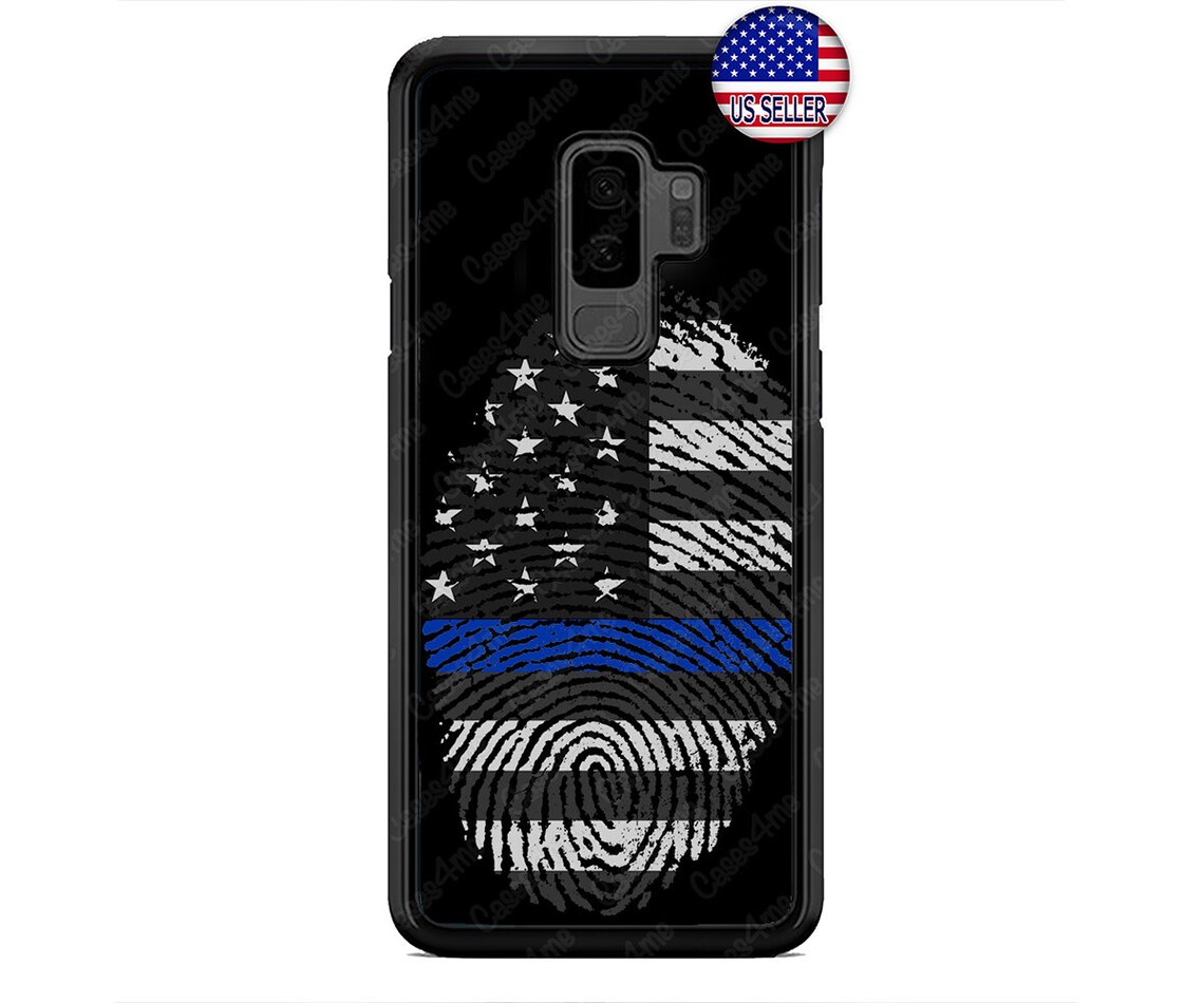 Police Case American Flag Cover Thin Blue Line Samsung | Etsy