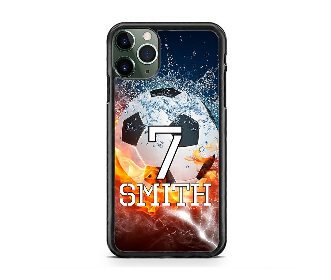 Custom Soccer Ball,personalized Name and Number Phone Case, Gift for ...
